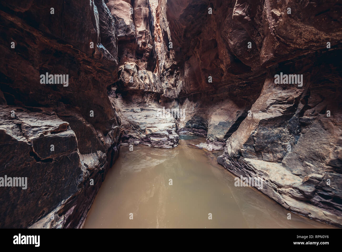 Khazali canyon in Wadi Rum valley also called Valley of the Moon in ...