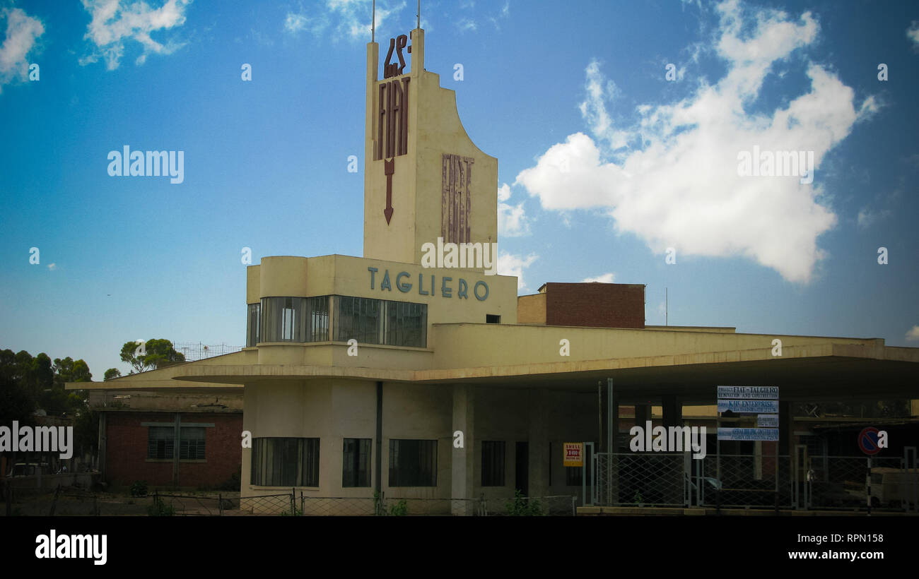 Fiat Tagliero Building is a Futurist-style service station completed in ...