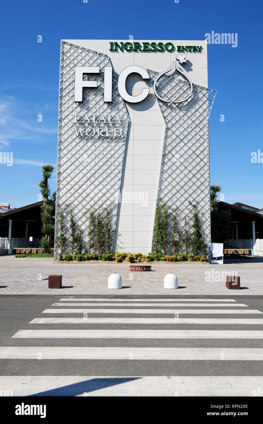 Entrance of Fico Eataly World in Bologna, Italy Stock Photo - Alamy