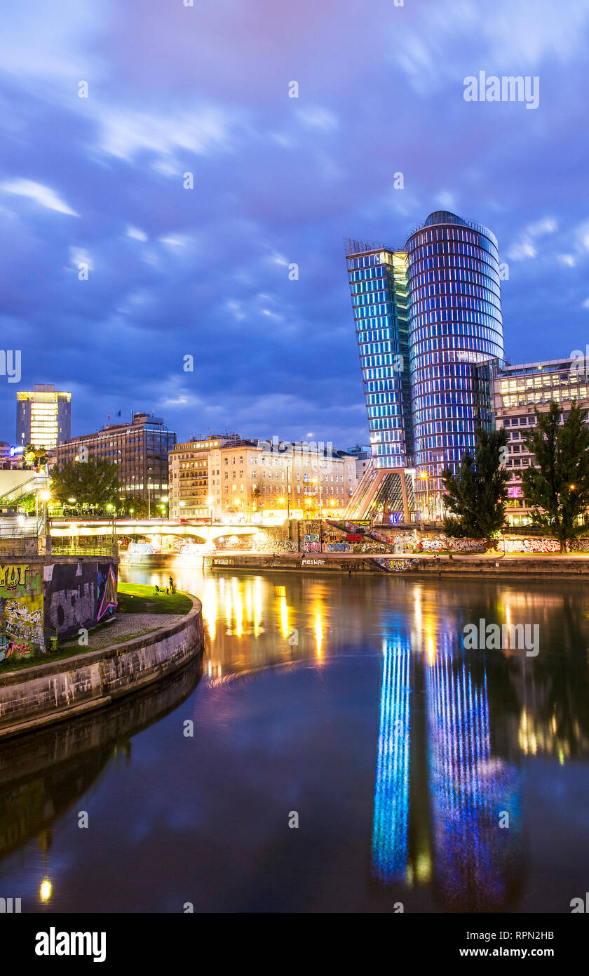 Danube canal vienna hi-res stock photography and images - Alamy
