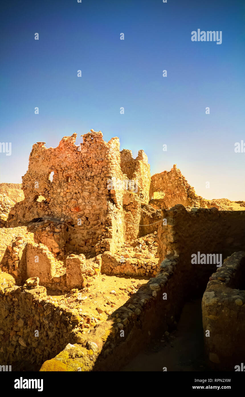 Ruins of the Amun Oracle temple . Siwa oasis, Egypt Stock Photo - Alamy