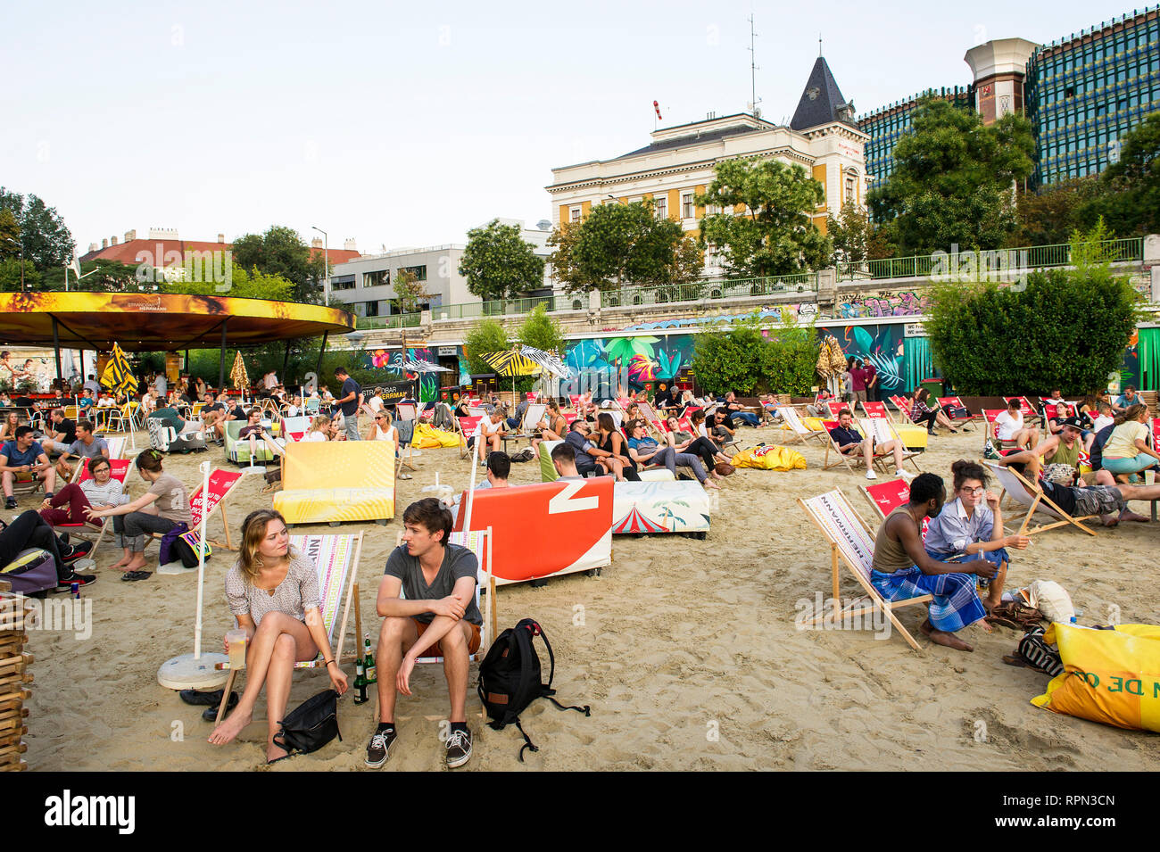 Vienna strandbar herrmann hi-res stock photography and images - Alamy