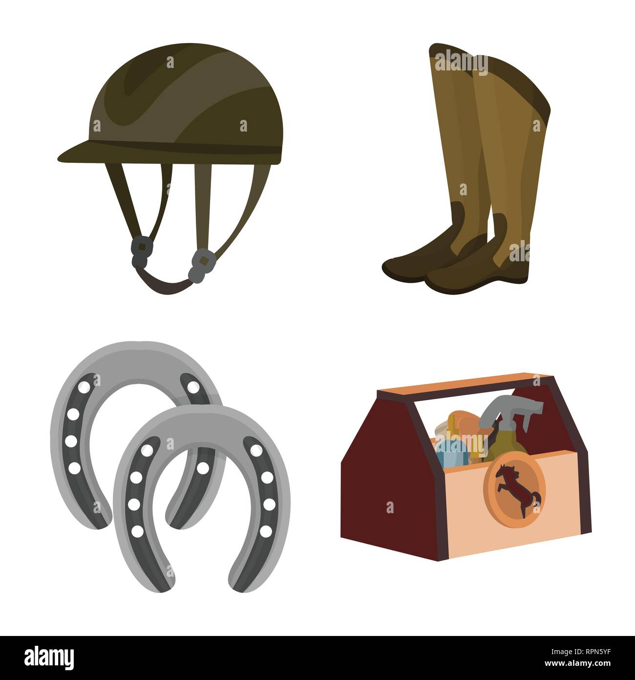 Horse hoof brush Cut Out Stock Images & Pictures - Alamy