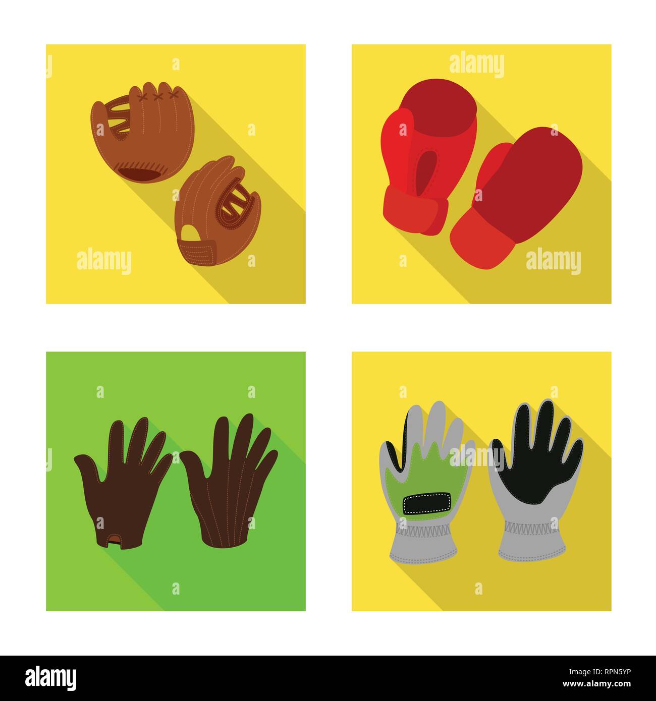 Isolated object of own and textile symbol. Collection of own and safety ...