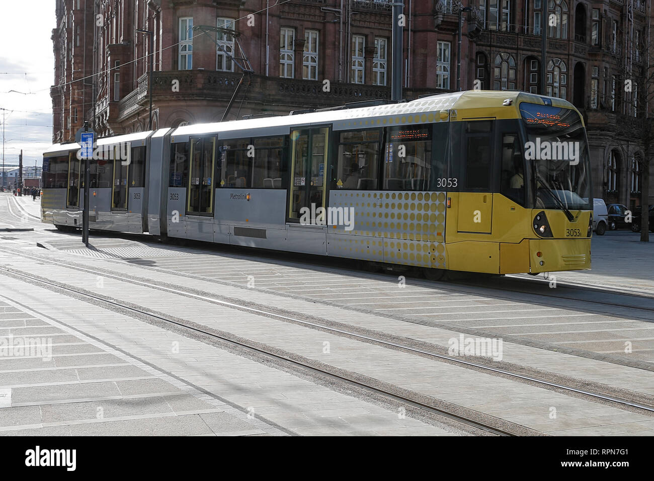 Manchester free bus hi-res stock photography and images - Alamy