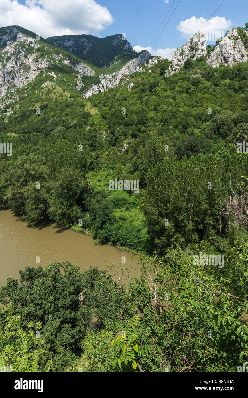 Amazing Landscape of Iskar River Gorge, Balkan Mountains, Bulgaria ...