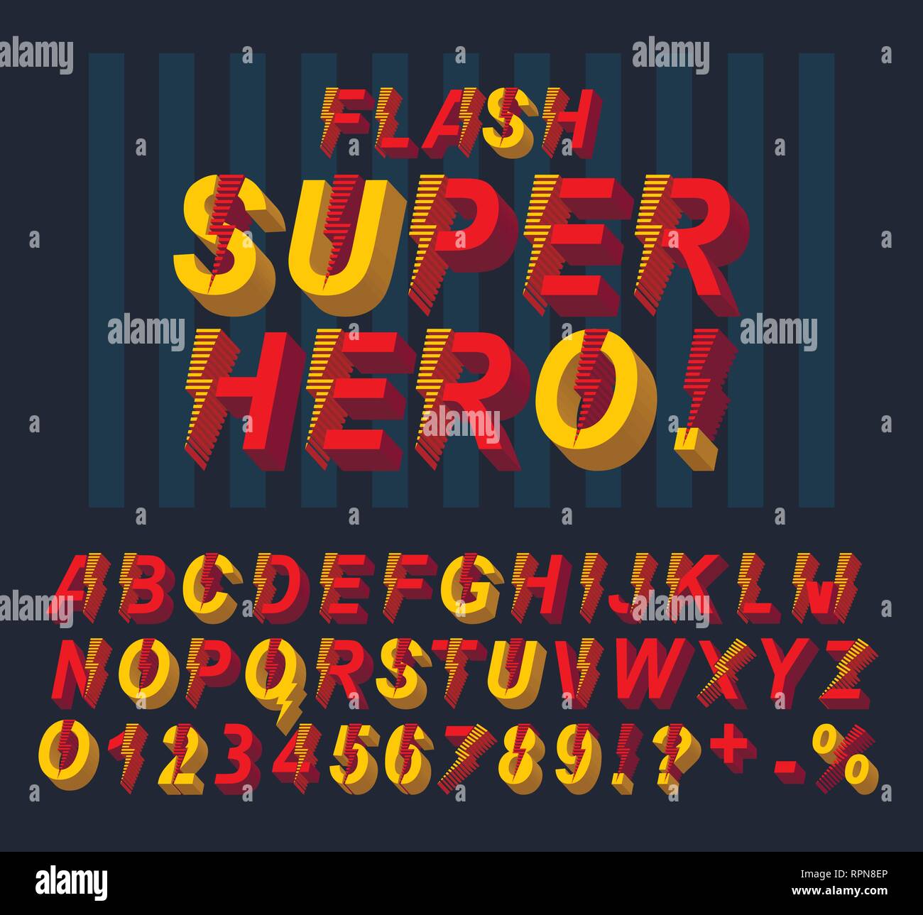 Superhero Fonts Photographs