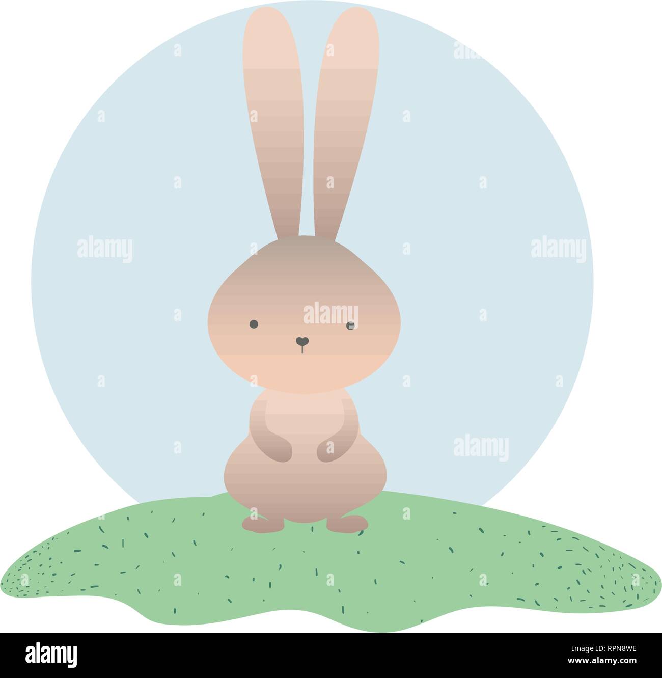 cute rabbit isolated icon Stock Vector Image & Art - Alamy
