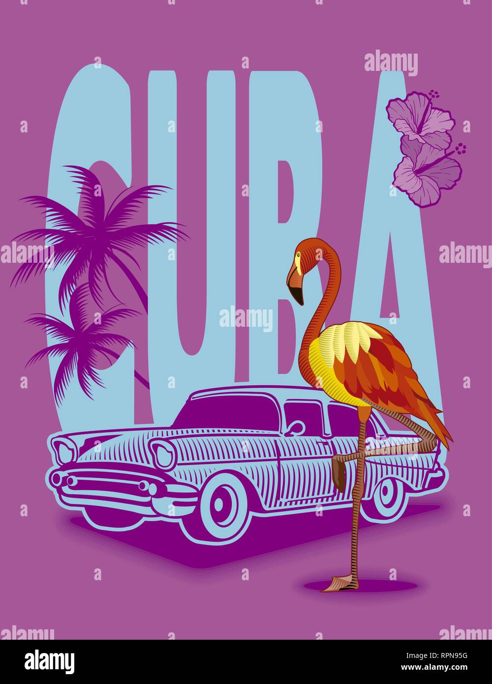 Cars cuba Stock Vector Images - Alamy