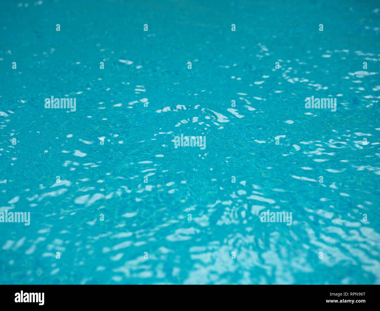 Surface of wave and reflection on swimming pool Stock Photo - Alamy