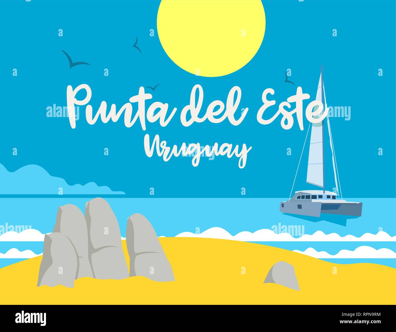 Punta del Este Stock Vector Image & Art - Alamy
