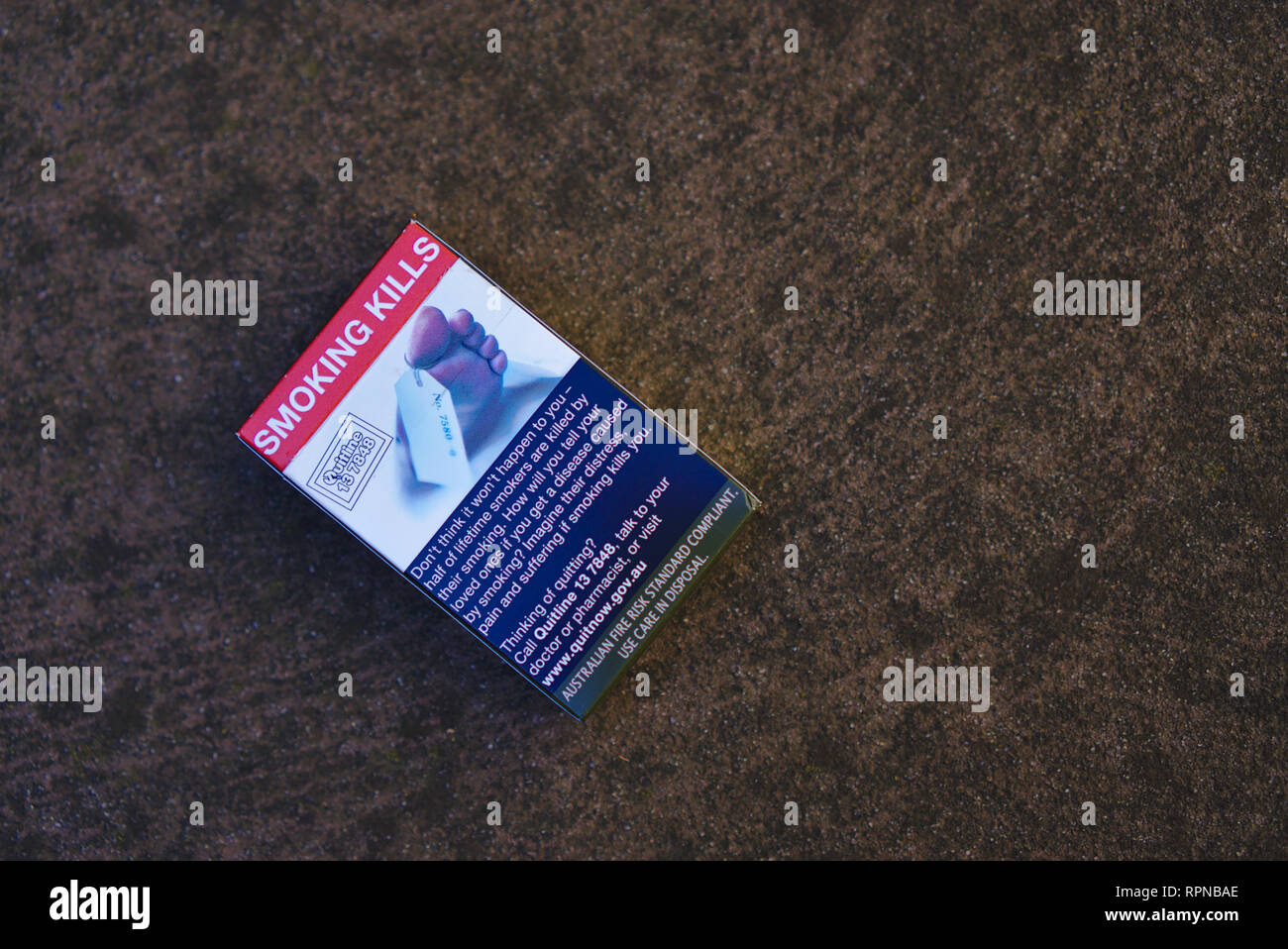 Frankston, VIC / Australia - Nov 22 2018: Australian Cigarette Pack ...