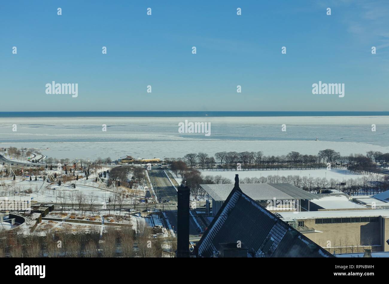 Breaking ice frozen lake in hi-res stock photography and images - Alamy