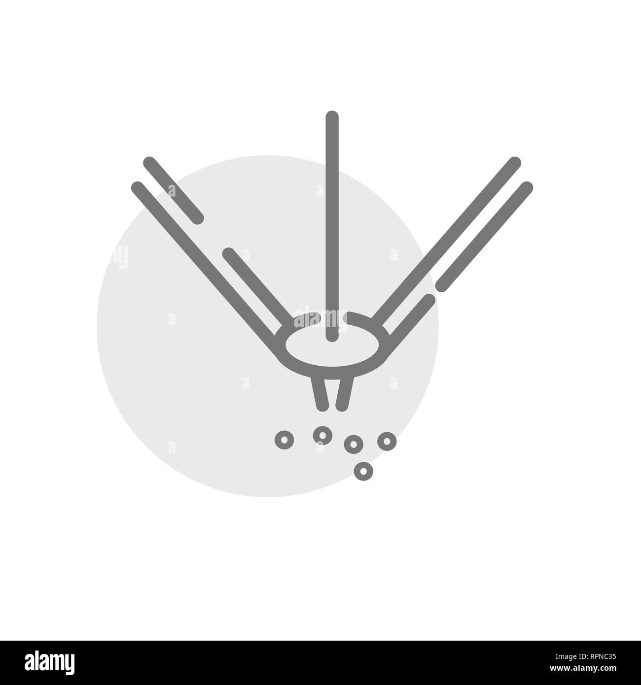 Packaging machine vector icon, automated factory equipment sign Stock ...