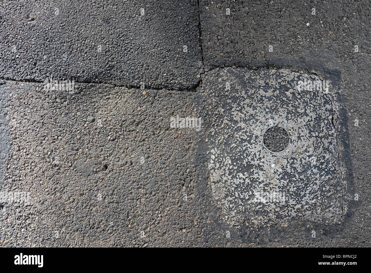 texture background old paved footpath Stock Photo - Alamy