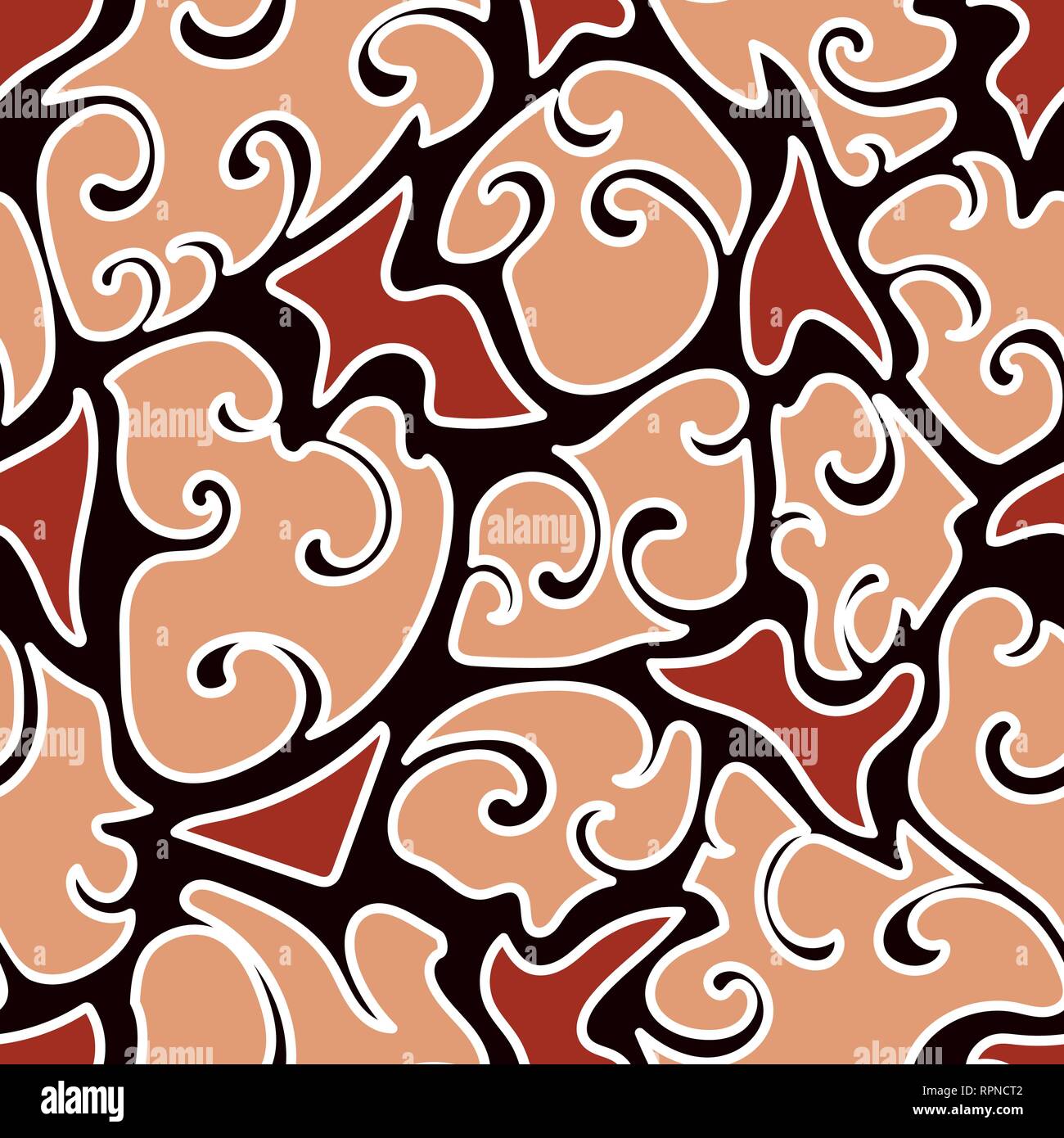 Abstract seamless batik pattern, Vector illustration background Stock ... Abstract seamless batik pattern, Vector illustration background Stock ...
