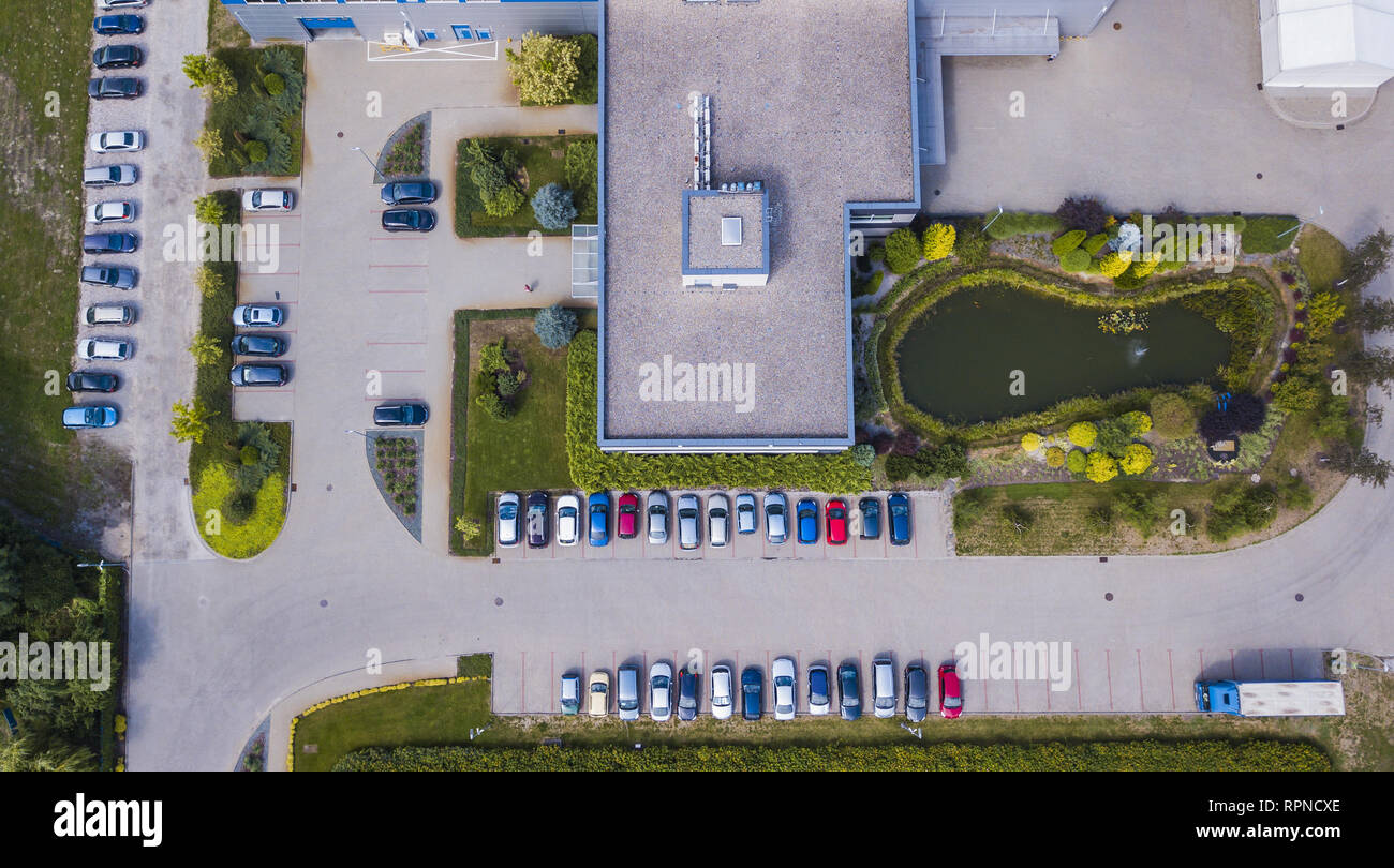 Aerial view industrial business units hi-res stock photography and ...