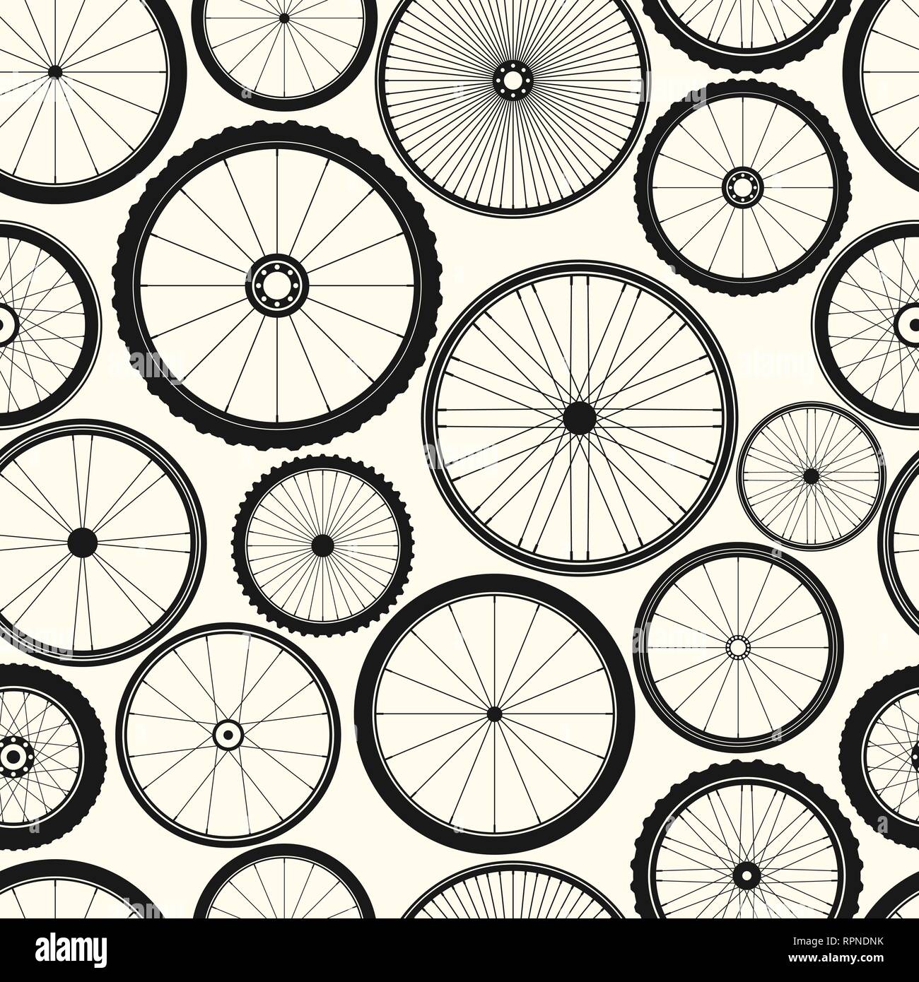 Bikes pattern Stock Vector Images - Alamy