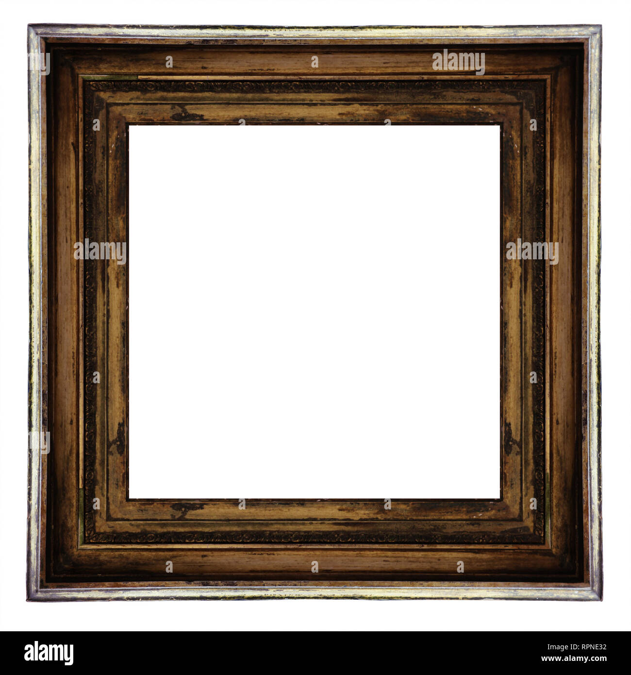 antique classical frame isolated on white background Stock Photo - Alamy