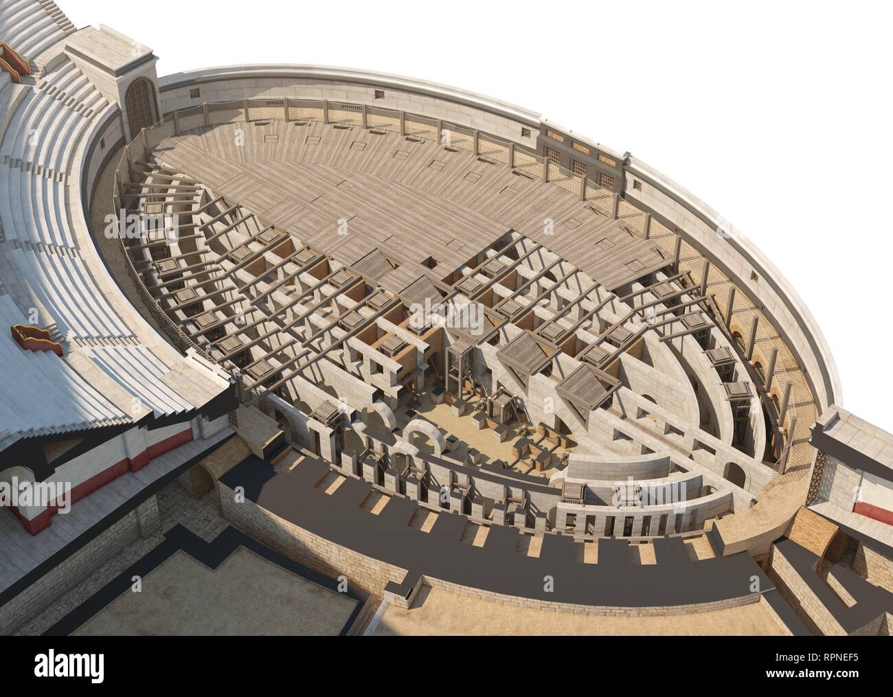 Colosseum Interior Reconstruction