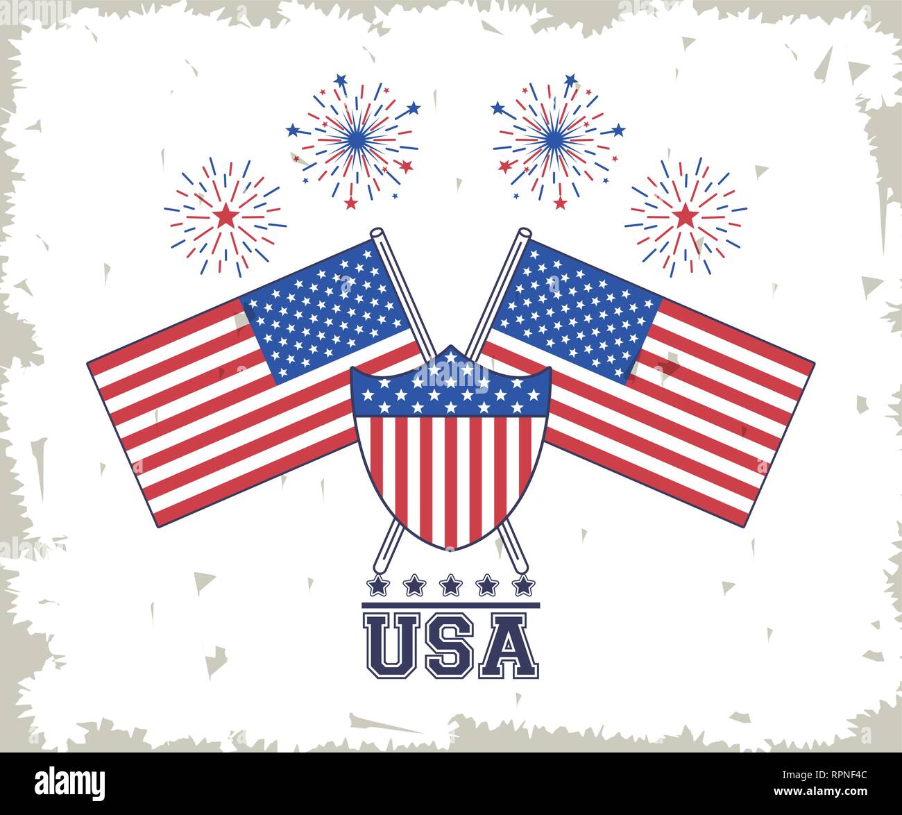 United States of America poster Stock Vector Image & Art - Alamy
