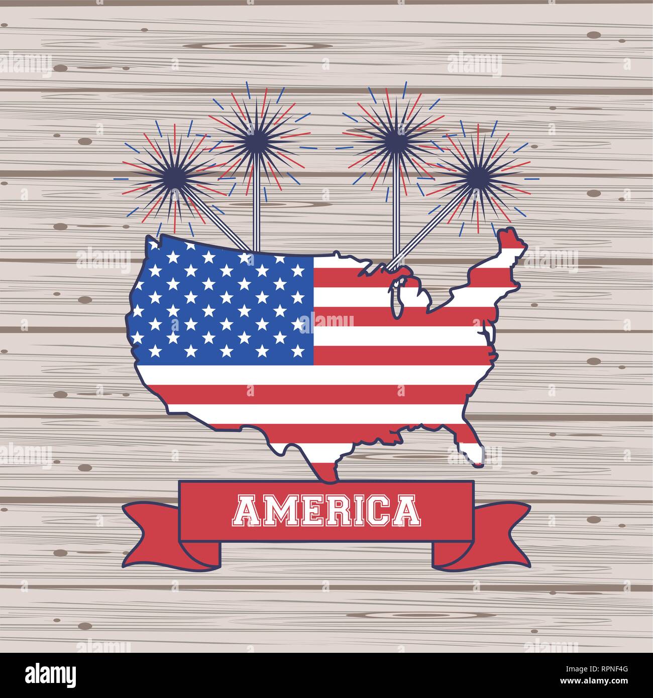 United States of America poster Stock Vector Image & Art - Alamy