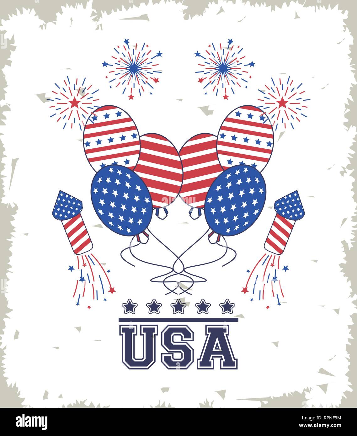 United States of America poster Stock Vector Image & Art - Alamy