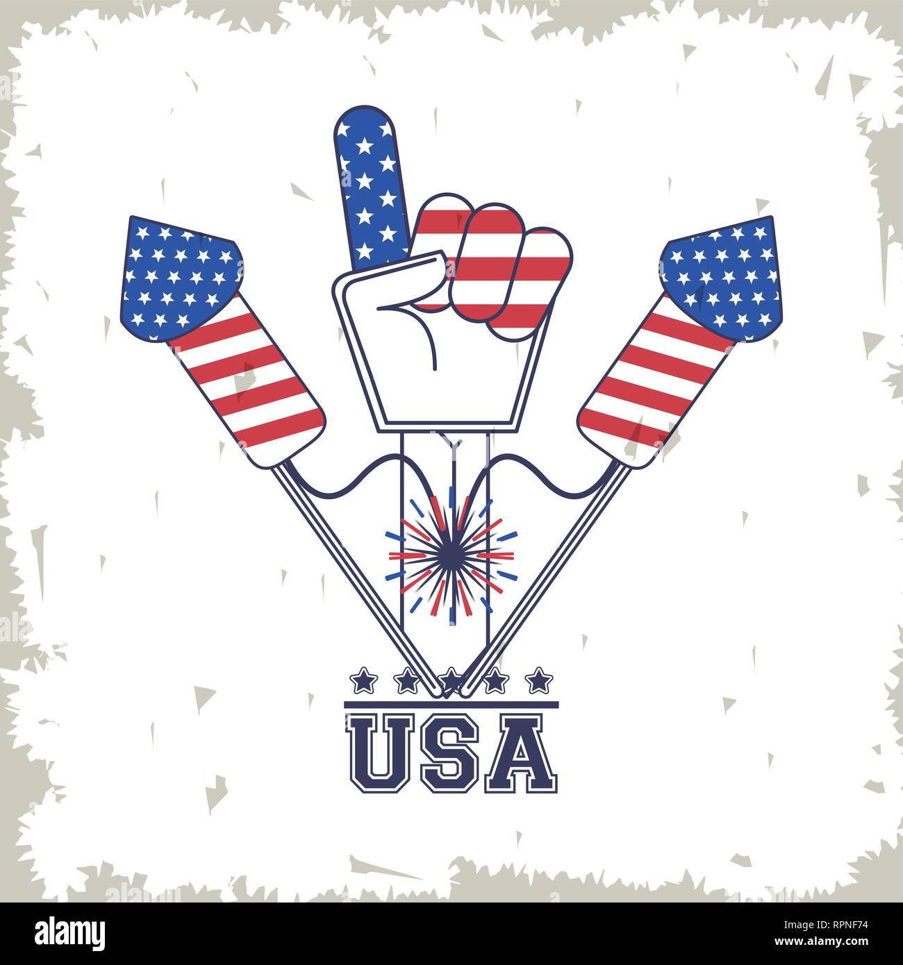 United States of America poster Stock Vector Image & Art - Alamy