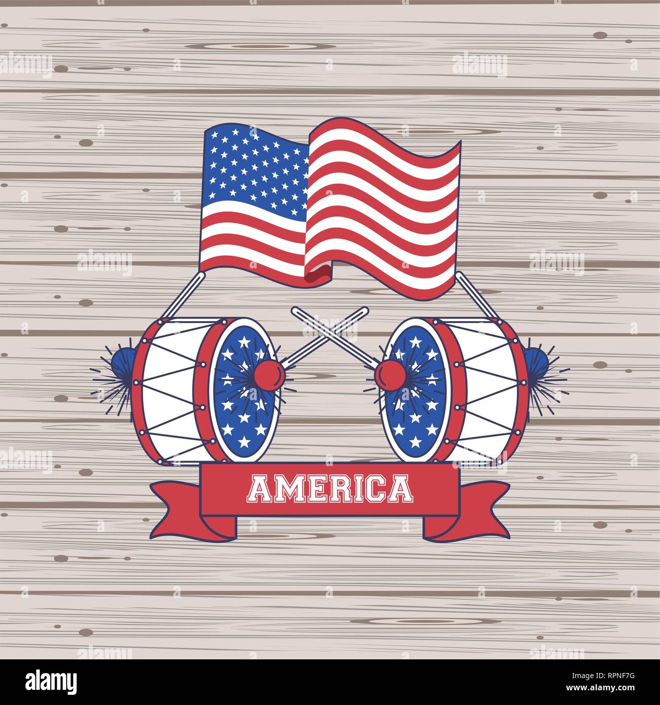 United States of America poster Stock Vector Image & Art - Alamy