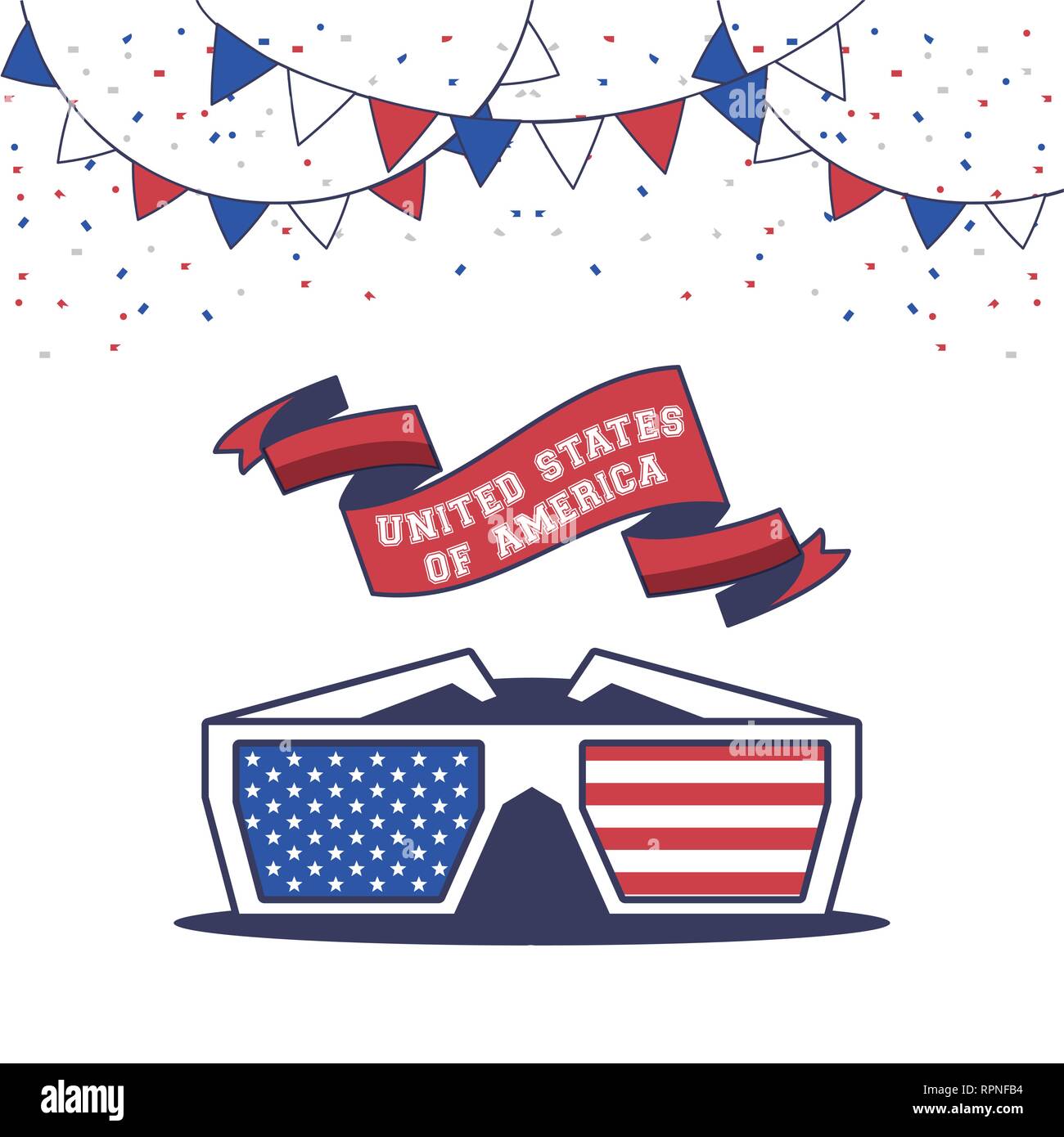 United States of America poster Stock Vector Image & Art - Alamy