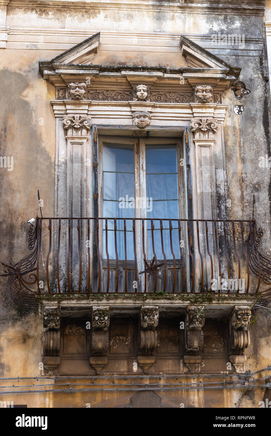 The ancient window on stone wall, for background Stock Photo - Alamy