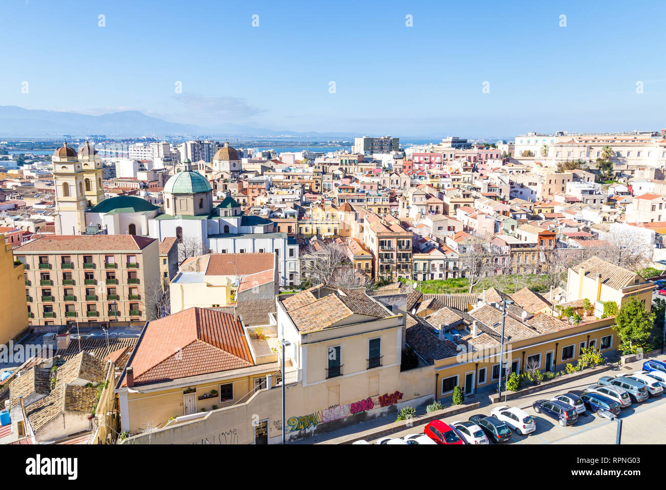 Cagliari skyline hi-res stock photography and images - Alamy