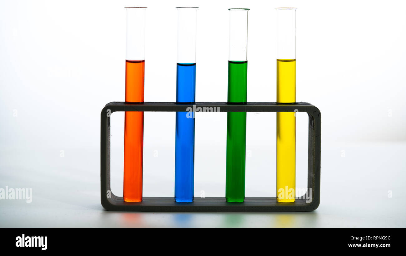 flasks and test tubes in a chemistry laboratory Stock Photo - Alamy