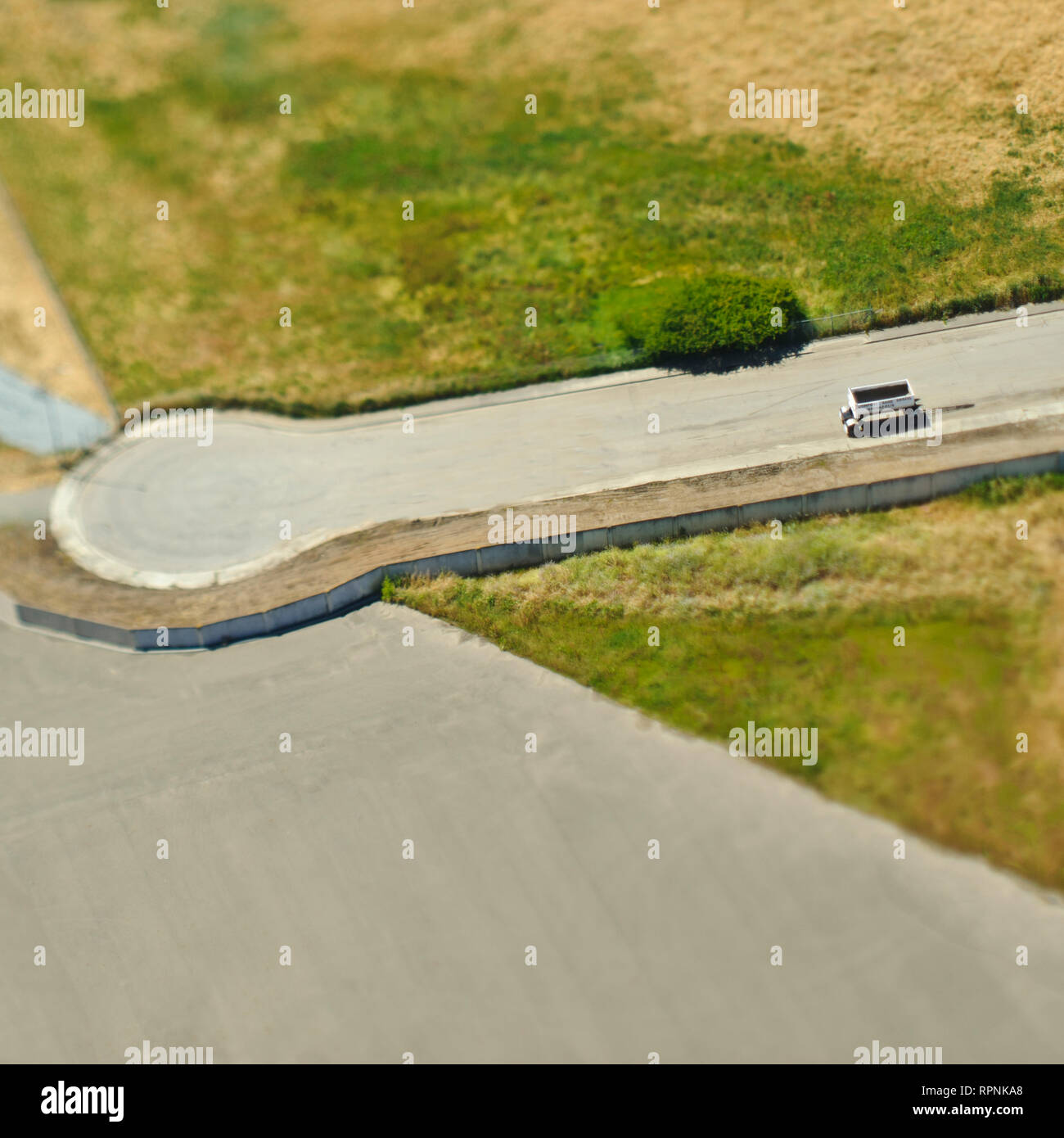 Aerial View of a Cul-de-sac Stock Photo - Alamy