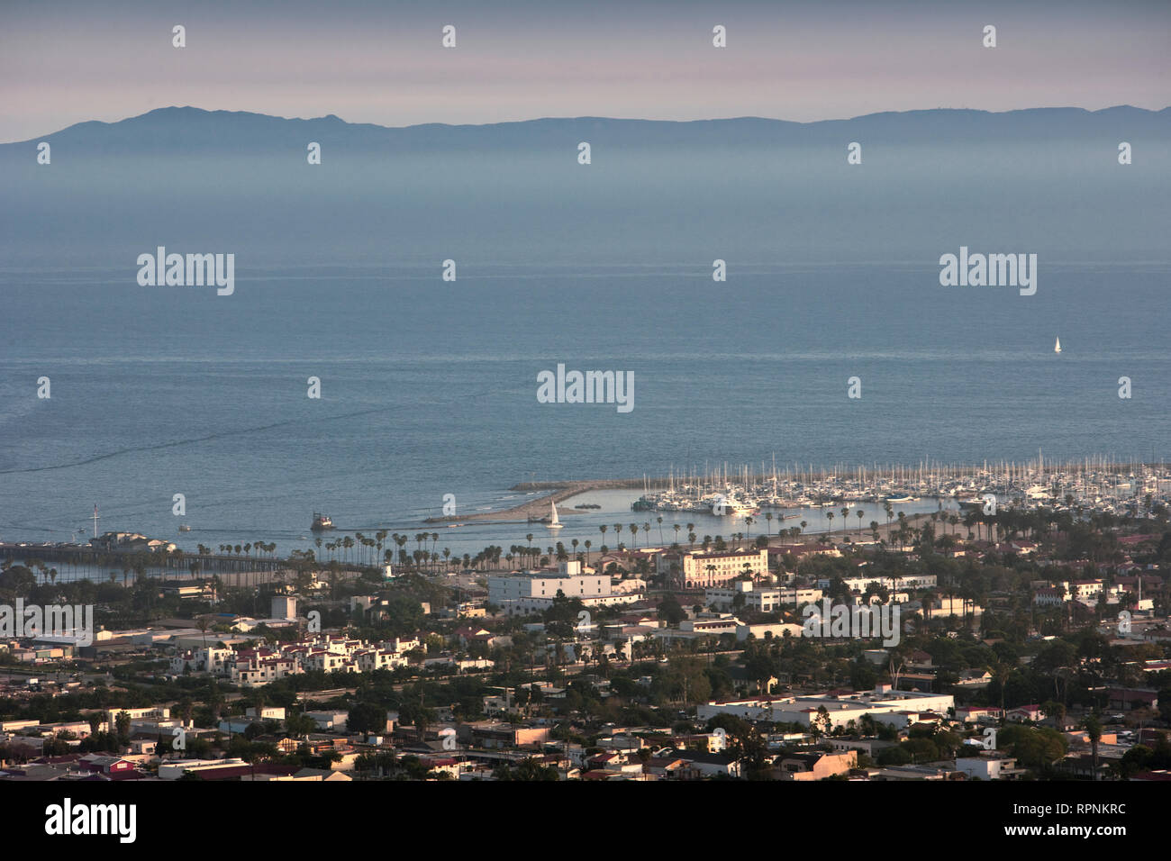 Santa Barbara and Channel Islands, California, CA Stock Photo - Alamy