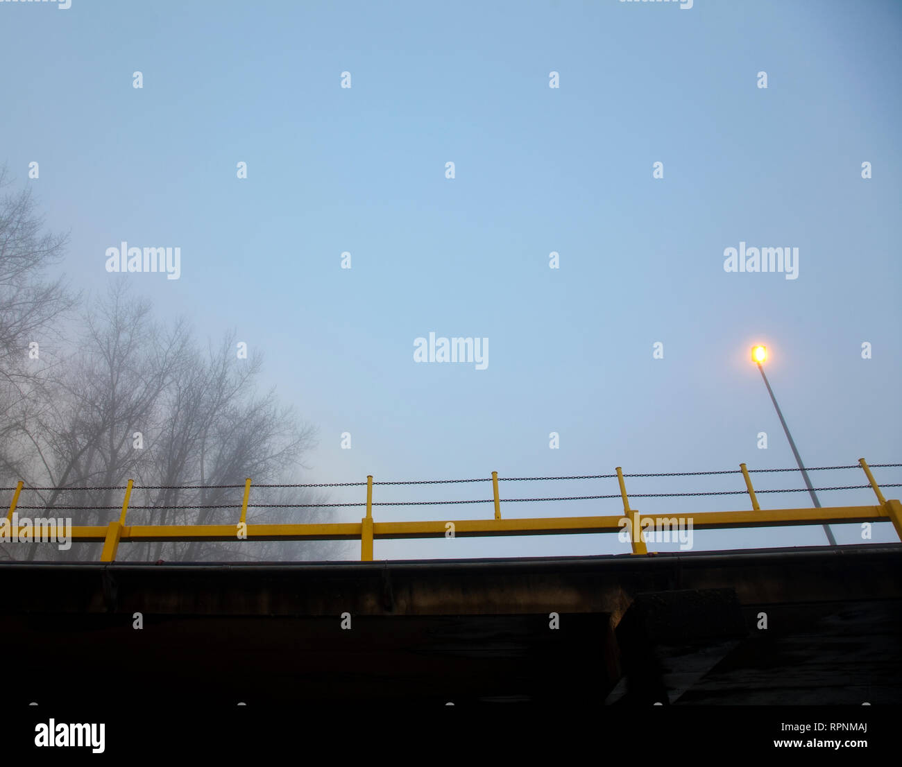 Bridge at Dusk Stock Photo - Alamy