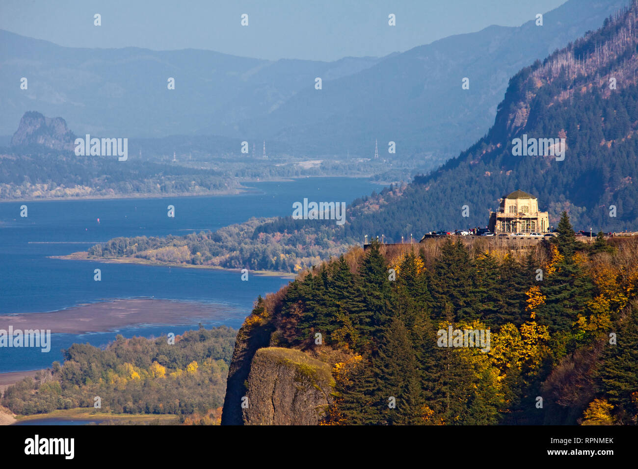 Scenic River Valley Stock Photo - Alamy