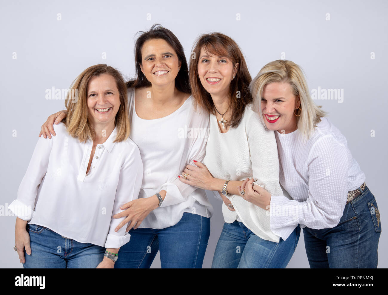 Group Of Middle Aged People