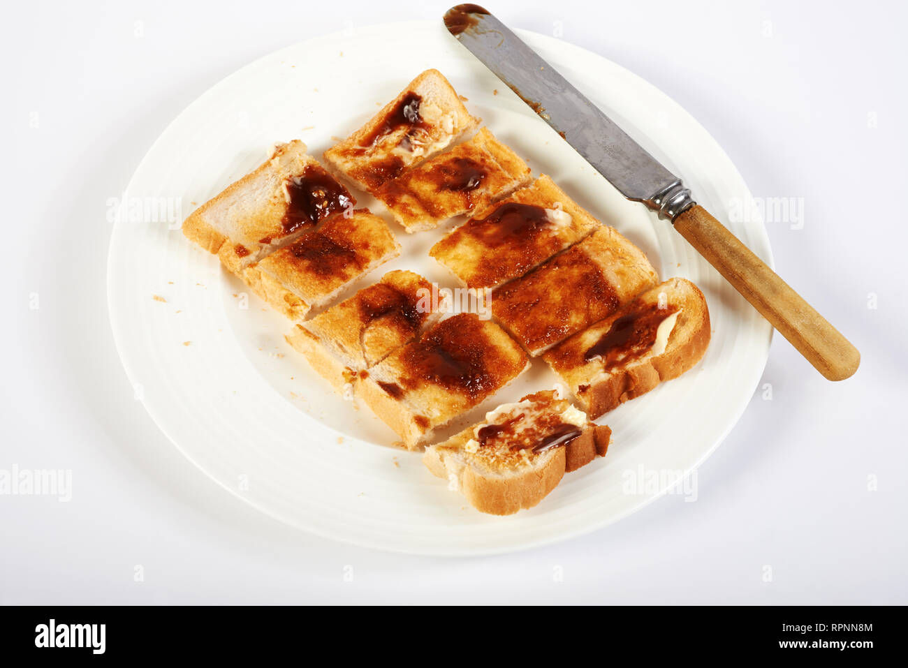 Toasted buttered soldiers hi-res stock photography and images - Alamy