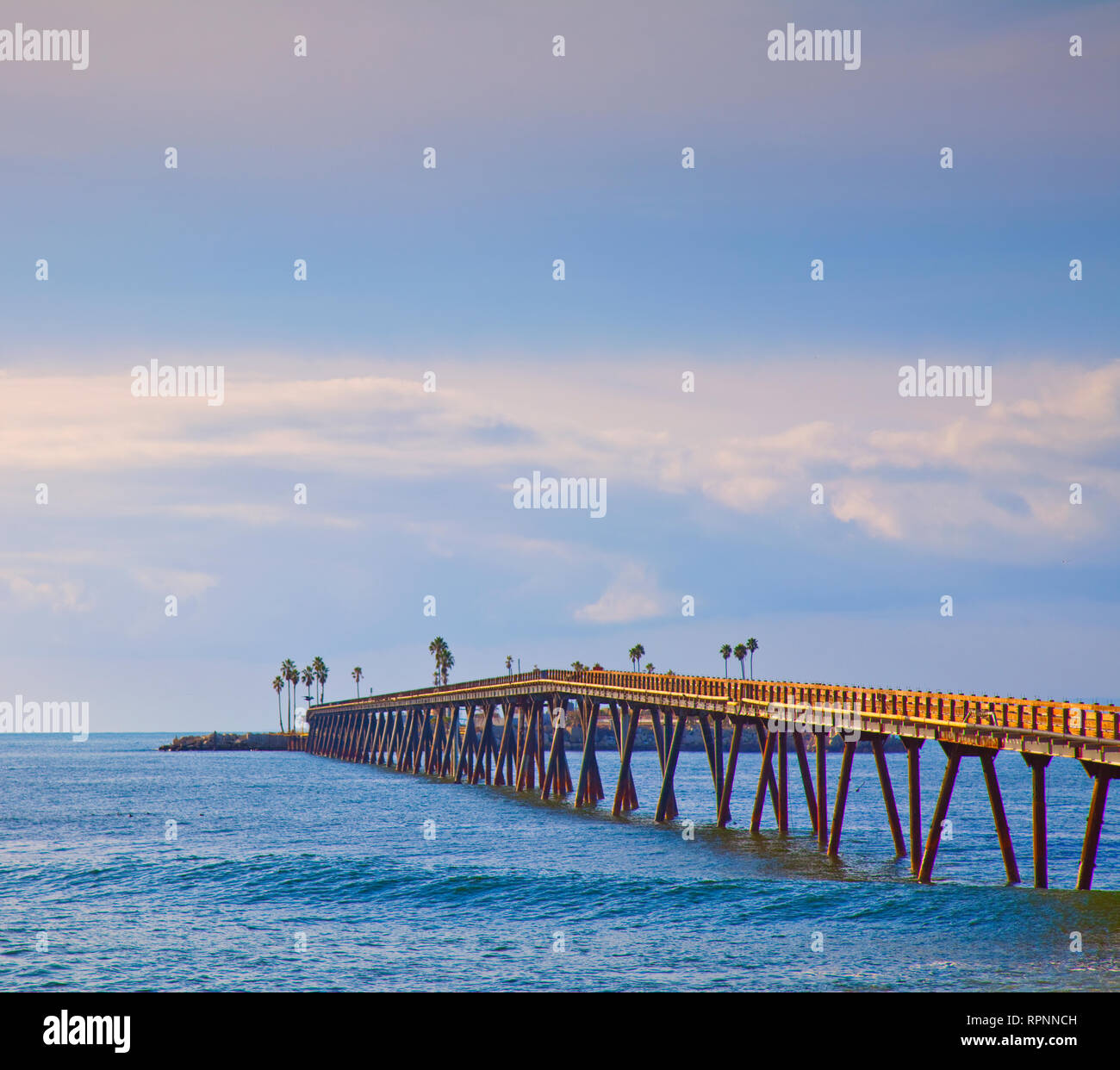 Bridge to Island Stock Photo - Alamy