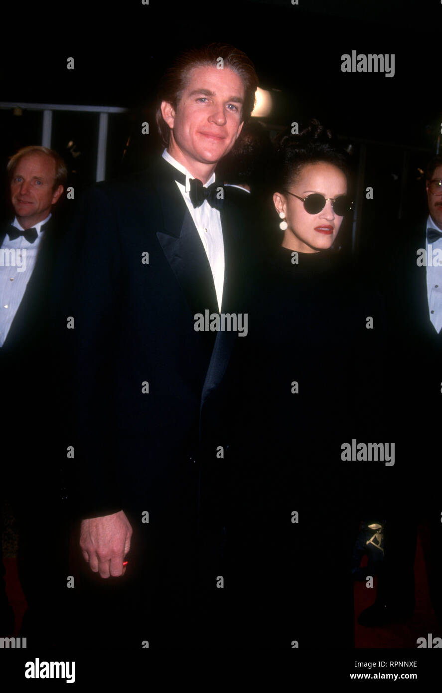 HOLLYWOOD, CA - JANUARY 16: Actor Matthew Modine and wife Caridad ...