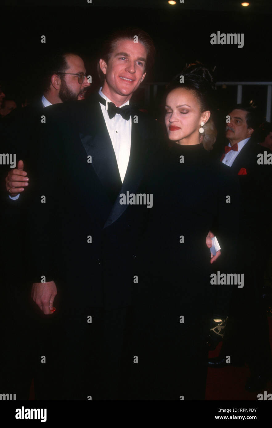 HOLLYWOOD, CA - JANUARY 16: Actor Matthew Modine and wife Caridad ...