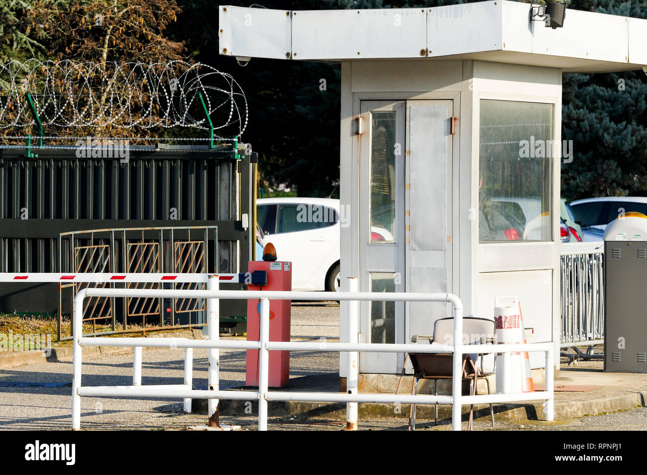 Check-point, Chassieu, France Stock Photo - Alamy