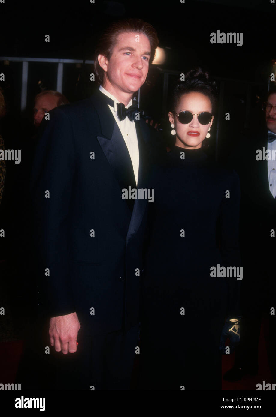 HOLLYWOOD, CA - JANUARY 16: Actor Matthew Modine and wife Caridad ...