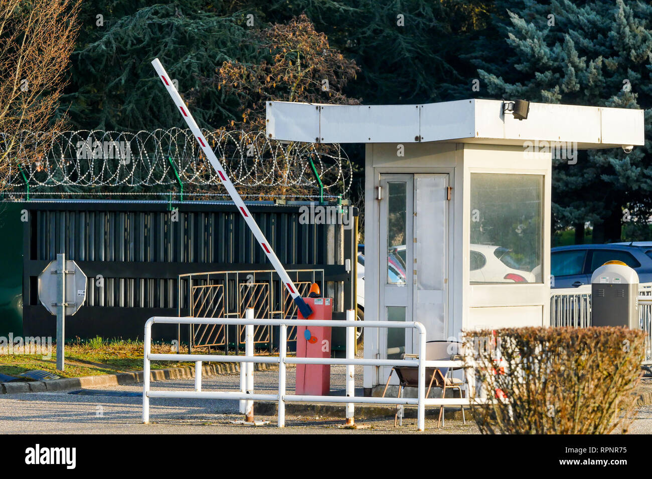 Checkpoint, Chassieu, France Stock Photo - Alamy