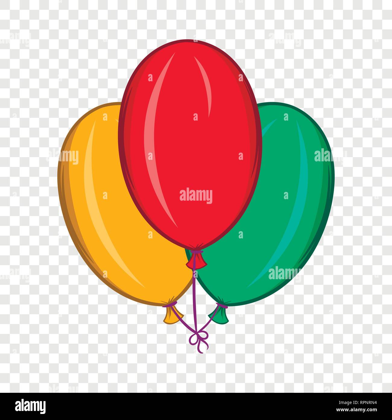 Colorful balloons icon, cartoon style Stock Vector Image & Art - Alamy