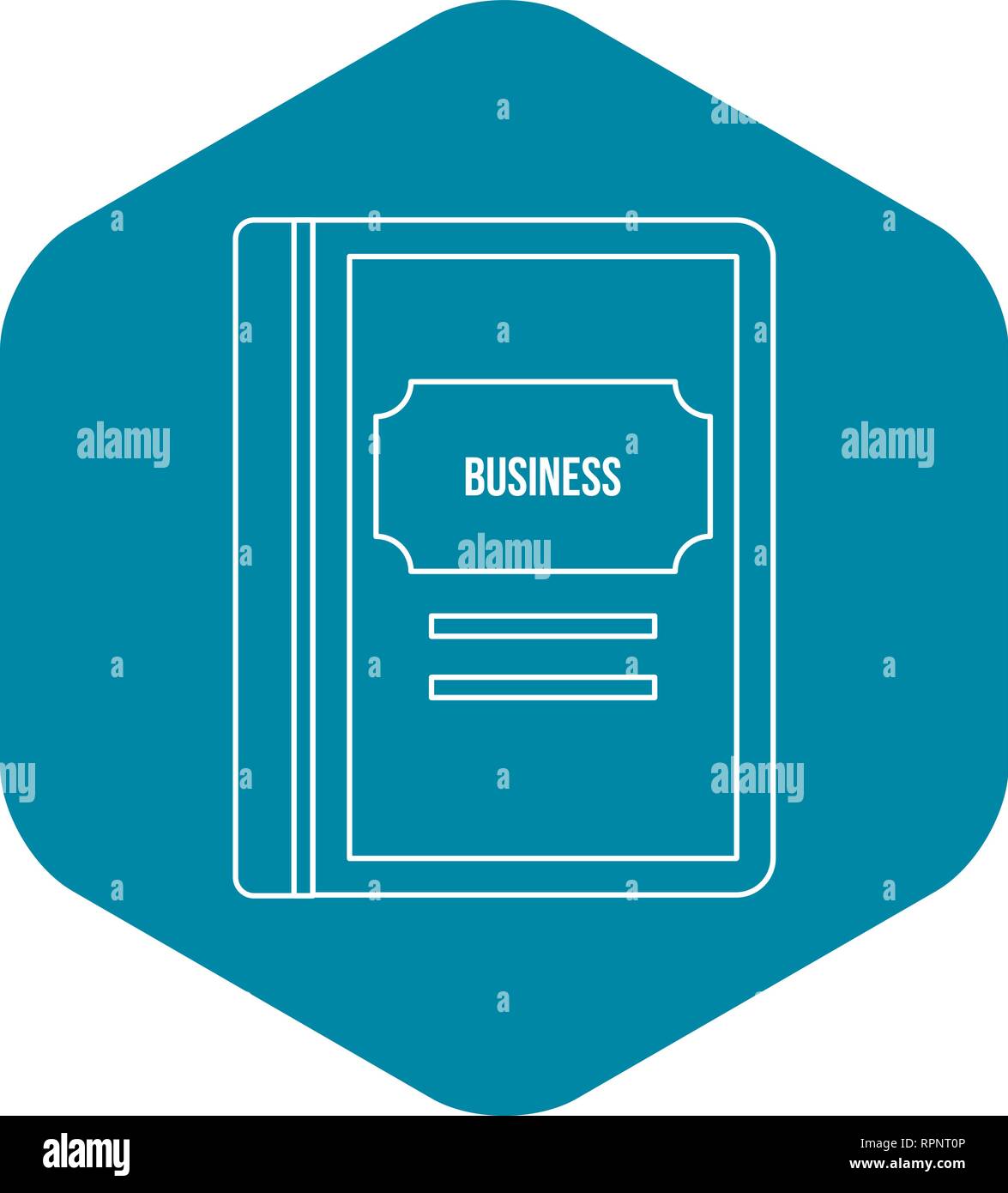 Business book icon, outline style Stock Vector Image & Art - Alamy