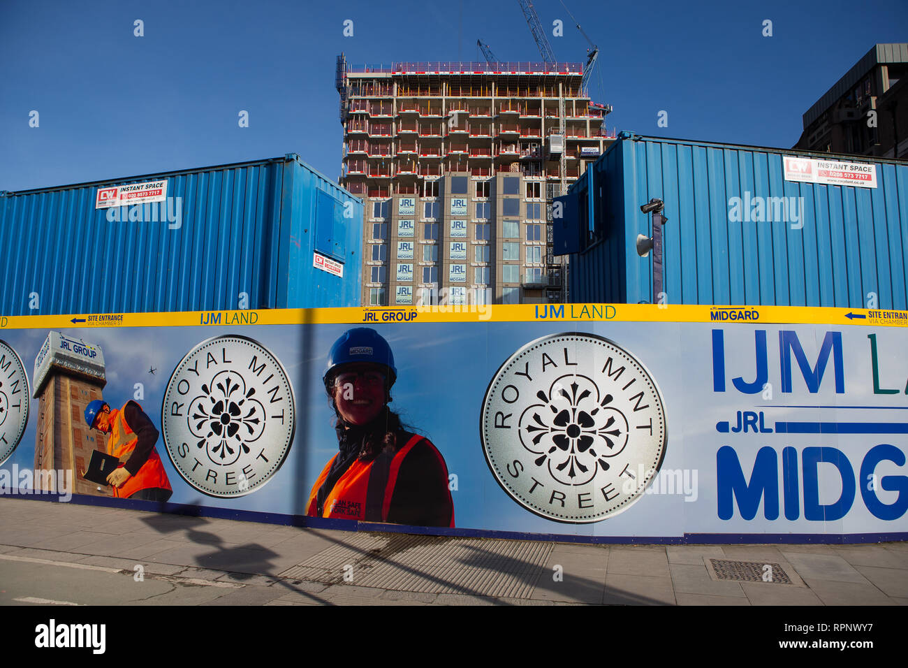 Royal Mint Gardens, Royal Mint Street residential building development ...