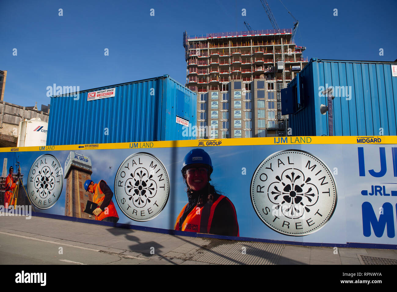 Royal Mint Gardens, Royal Mint Street residential building development ...