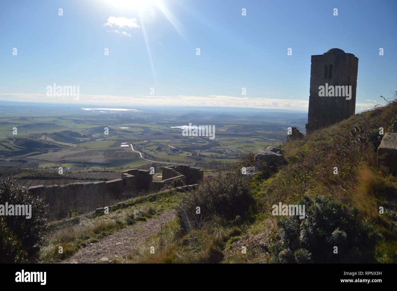Views From The Walls Of The Roman Castle Of Loarre Dating From The 11th ...